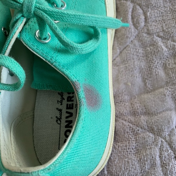 Converse | Shoes | Chuck Taylor Converse 7 Ox Aqua Low Top Sneaker ...